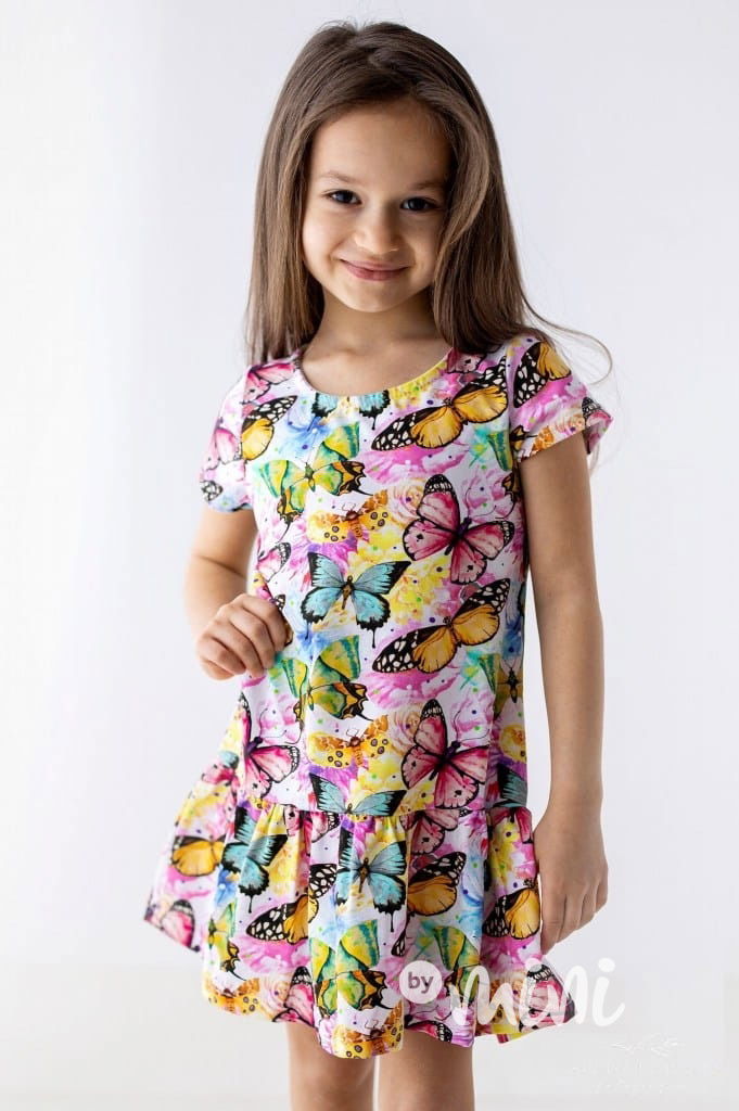 Lily Grey letní šaty butterfly COLORS - Skladem | ByMini.cz