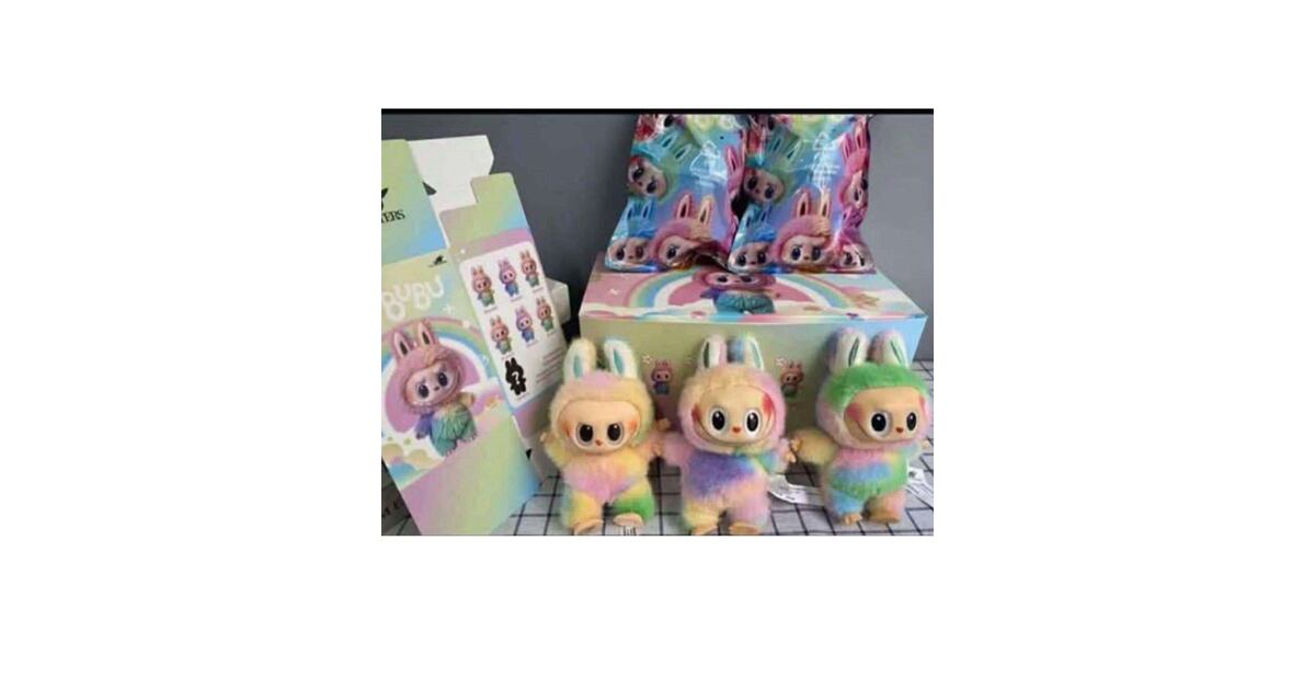 Labubu plyšák MYSTERY BOX rainbow - Skladem | ByMini.cz