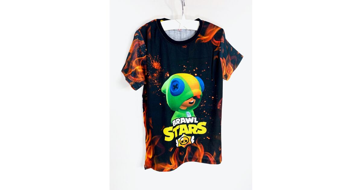 Brawl Stars triko Leon - fire red - Skladem | ByMini.cz