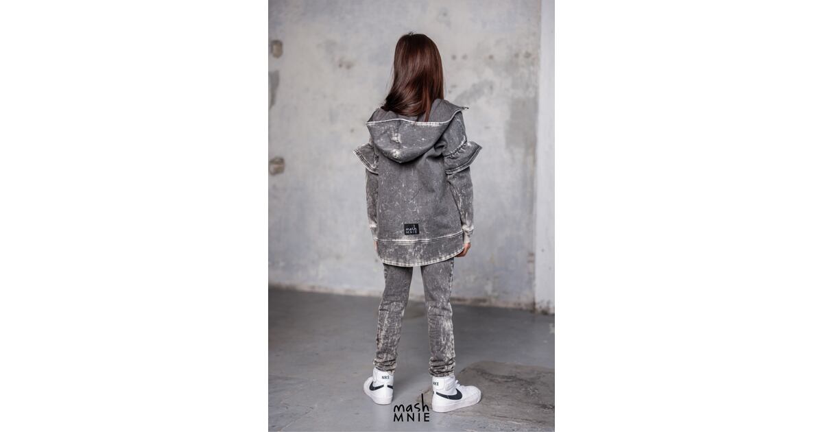 Mash Mnie vintage denim mikina grafit - Skladem | ByMini.cz