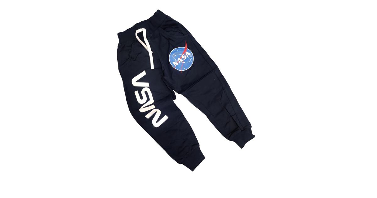 NASA zateplené tepláky tmavě modré - Skladem | ByMini.cz