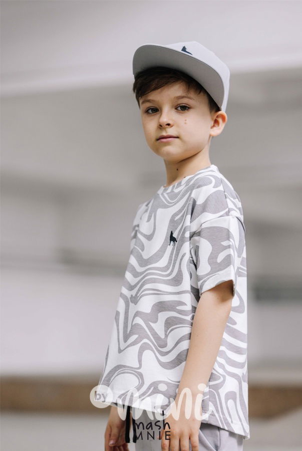 Mash Mnie triko splash grey - Skladem | ByMini.cz