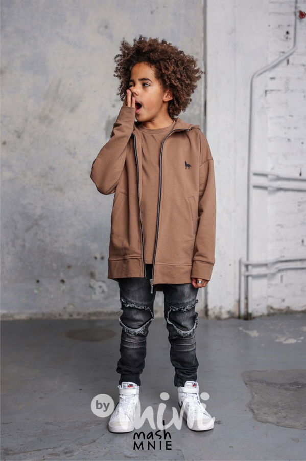 Mash Mnie mikina WOLF toffee - Skladem | ByMini.cz