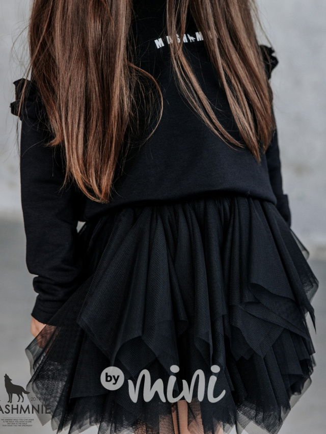 Mash Mnie maxi tylová sukně black - Skladem | ByMini.cz