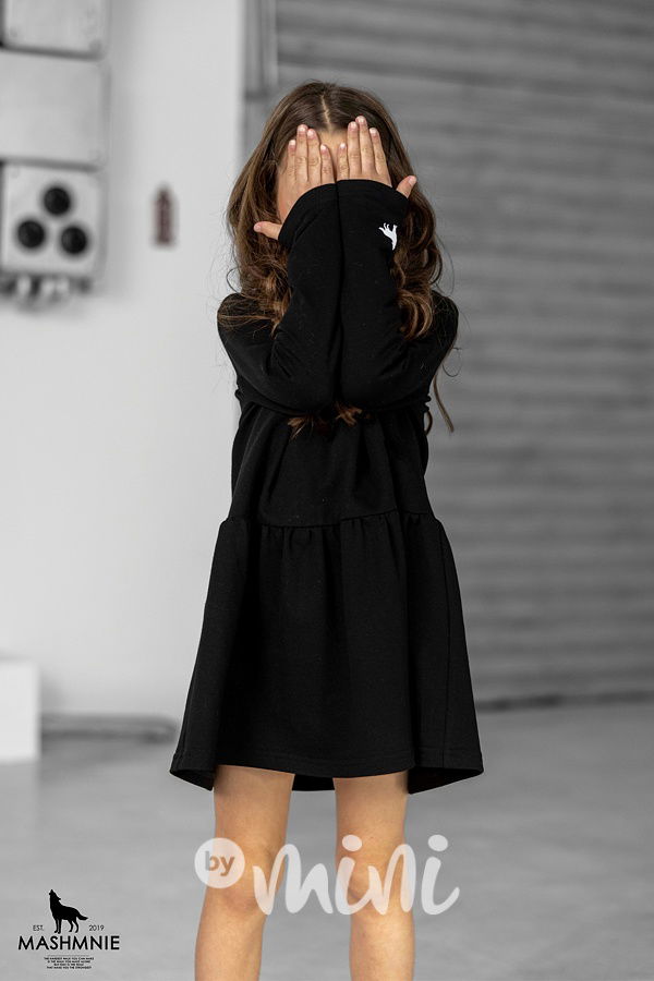 Mash Mnie šaty wolf black - Skladem | ByMini.cz