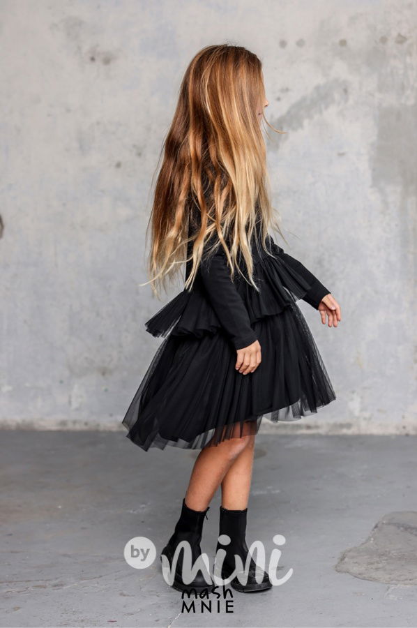 Mash Mnie šaty s tylem černé - Skladem | ByMini.cz